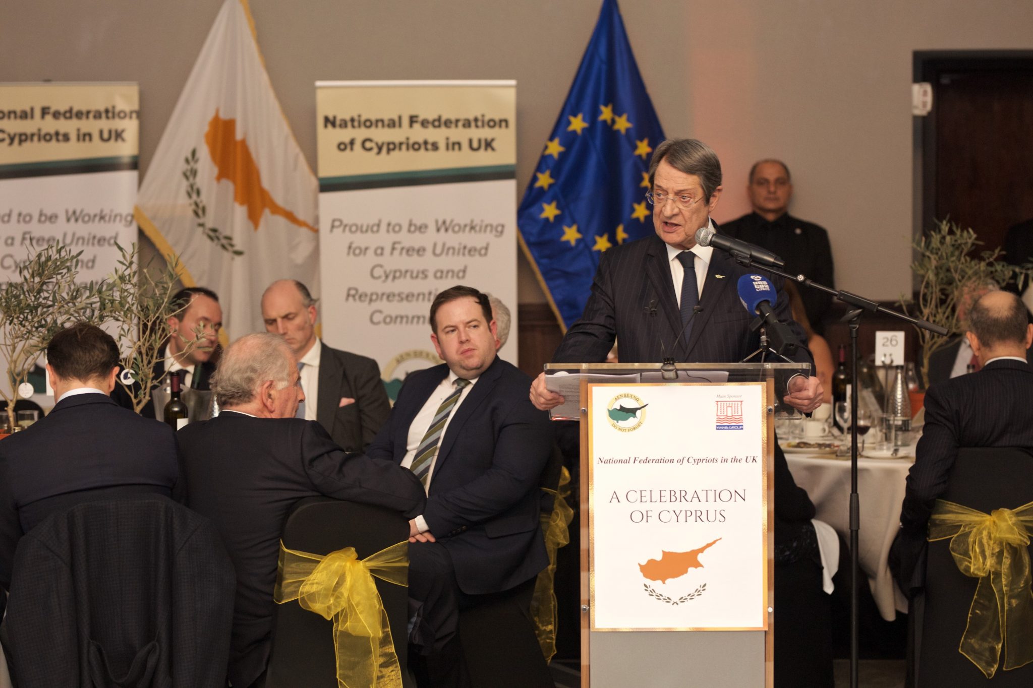 Celebration of Cyprus Gala Dinner - National Federation of Cypriots