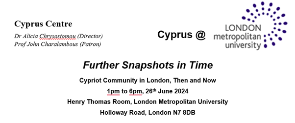 Further Snapshots in Time - Cypriot Community in London, Then and Now ...